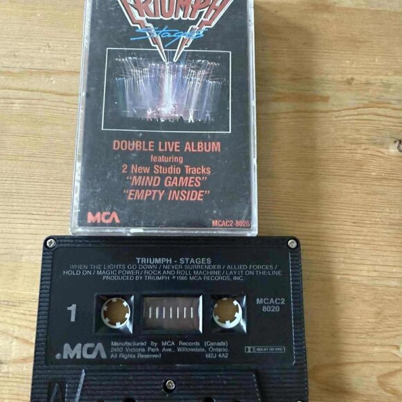 Media | Triumph Stages Vintage Cassette Tapes C22 | Poshmark
